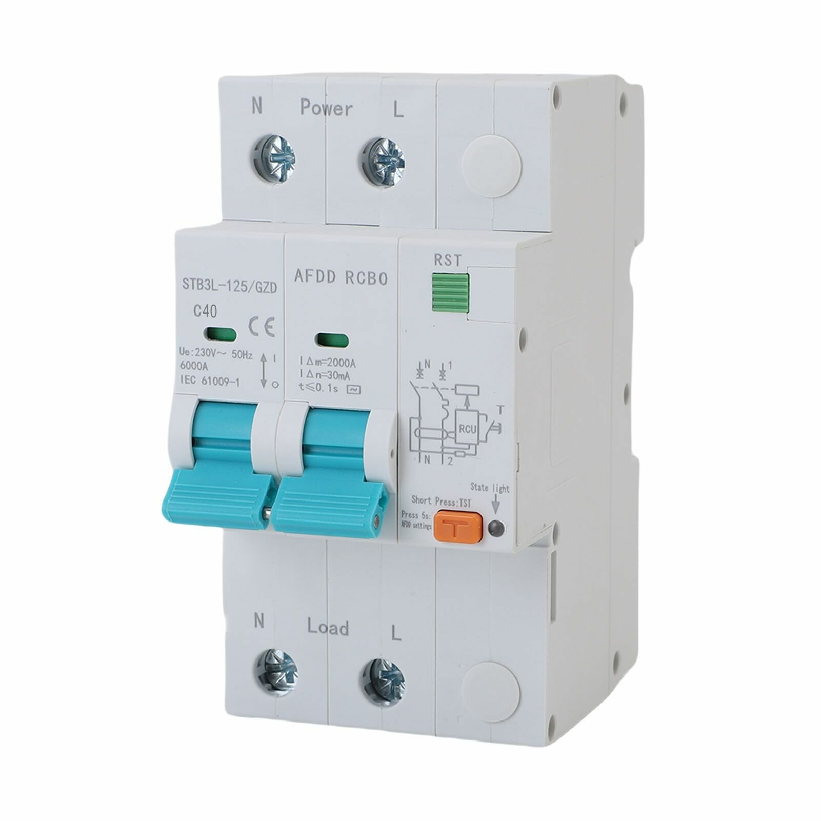 Устройство защиты от дугового пробоя AFDD, 2P, 40A, 230V