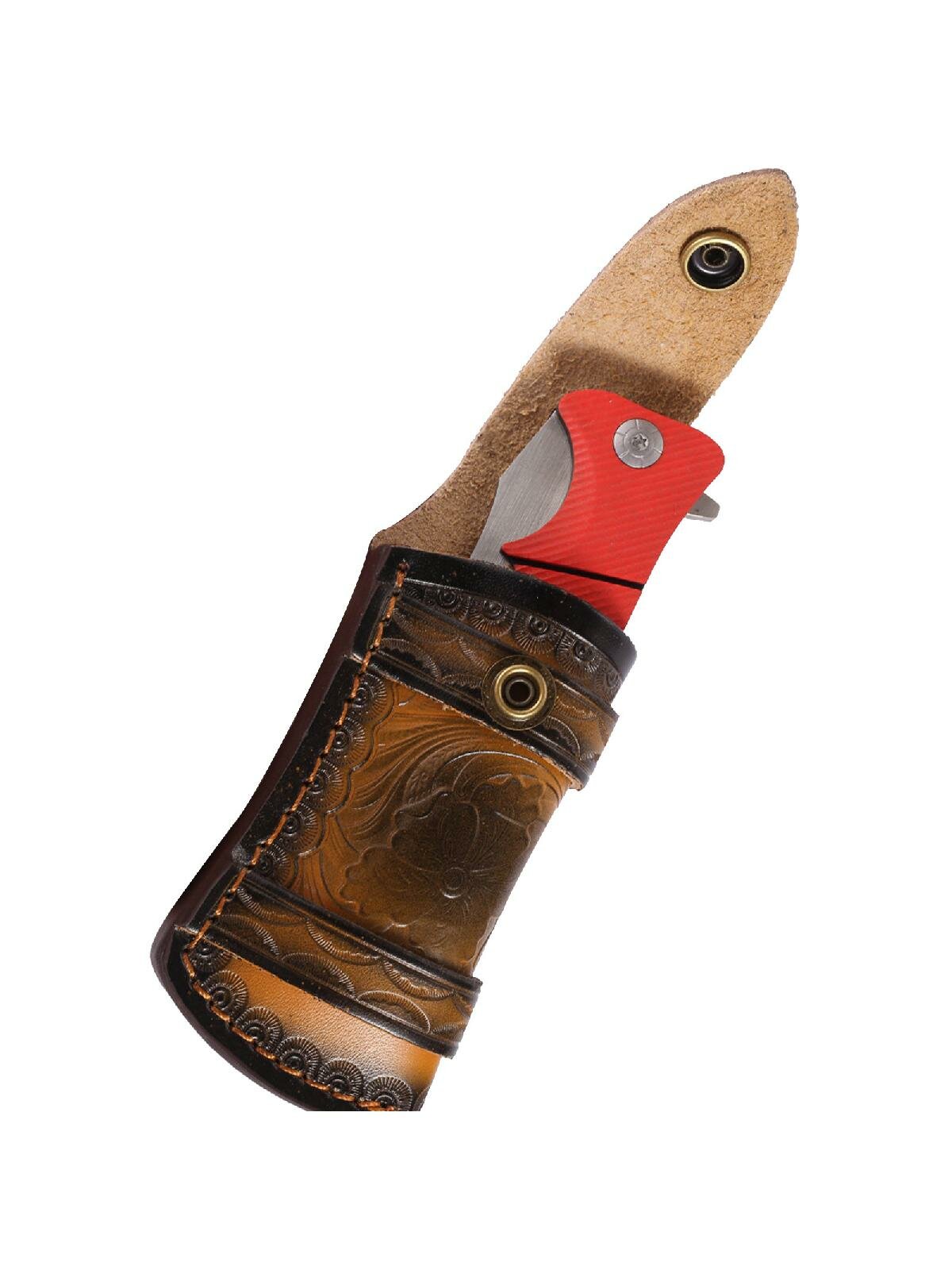 Футляр для складного ножа кожаный футляр