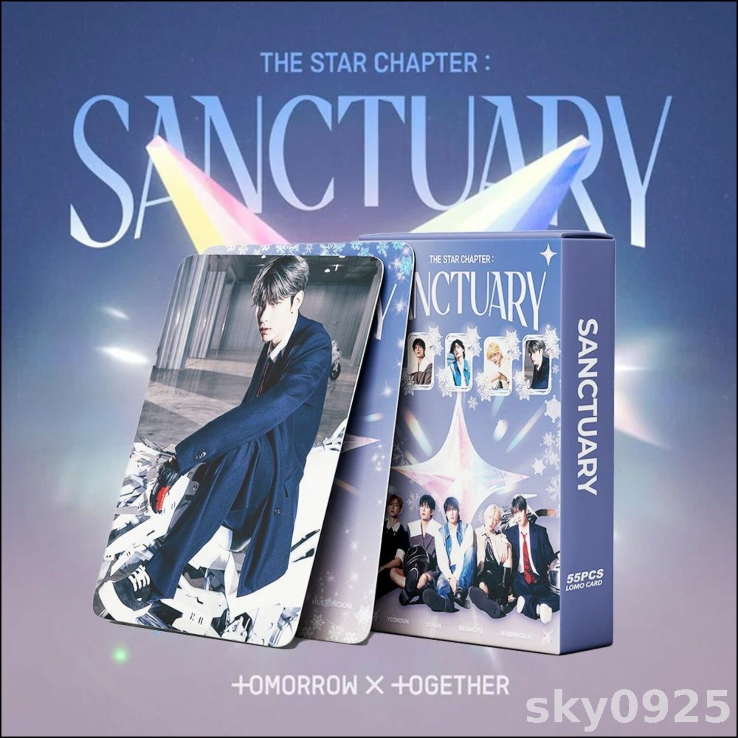 Карточки Tomorrow x Together LOMO 55 шт. Альбом THE STAR CHAPTER SANCTUARY K-POP Mini TXT Photo 2024 Collectors Poster айдолы для фанатов
