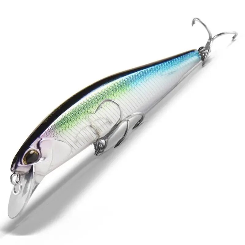 Воблер BEARKING REALIS 100 SP медленно тонущий с шумовым эффектом с шариковой системой балансировки, суспендер Minnow 100 SP; 10 см; 15 г; 0,8-1,5 м