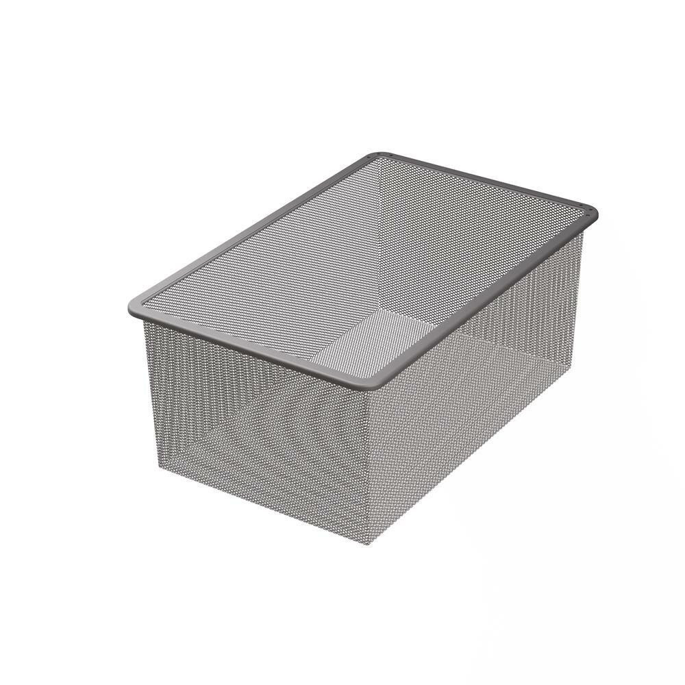 Корзина мелкосетчатая Лион 34.2x51.1x18.5 см цвет серый