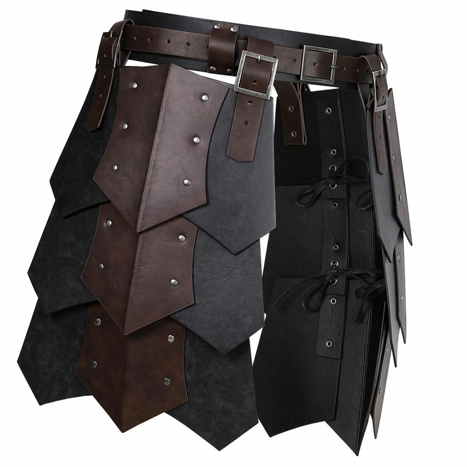 Средневековые кожаные доспехи для талии двусторонняя защита бёдер косплея на Хэллоуин