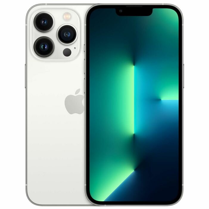 Смартфон Apple iPhone 13 Pro Max, 256GB, Silver (Серебряный), Face ID, NFC, Bluetooth 5.0, LTE