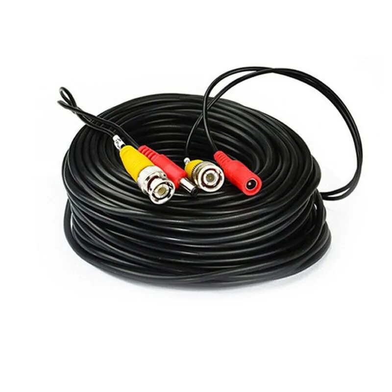 Видеокабель BNC/BNC, DC, 10 м, черный