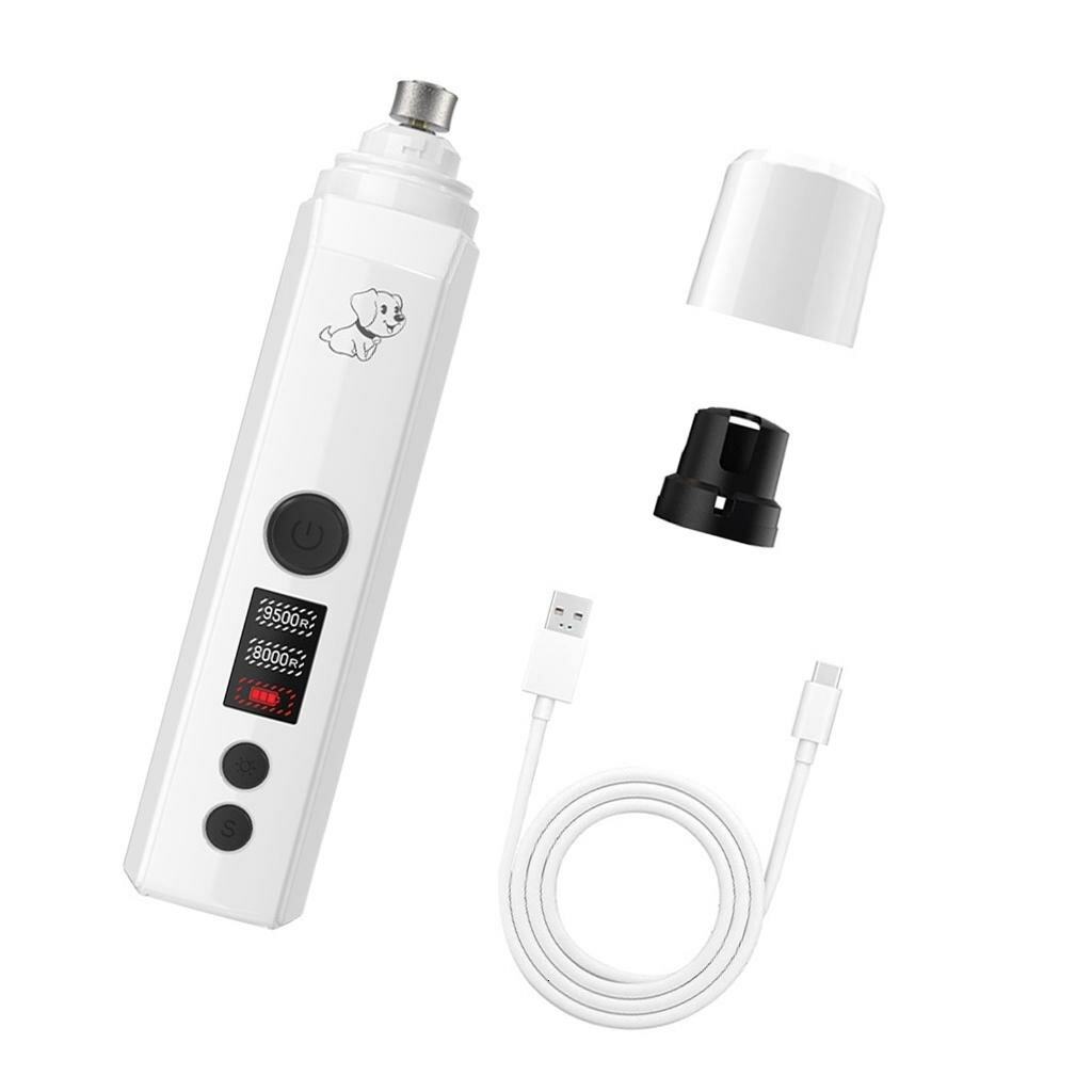 Электрические кусачки для ногтей с нескользящей ручкой