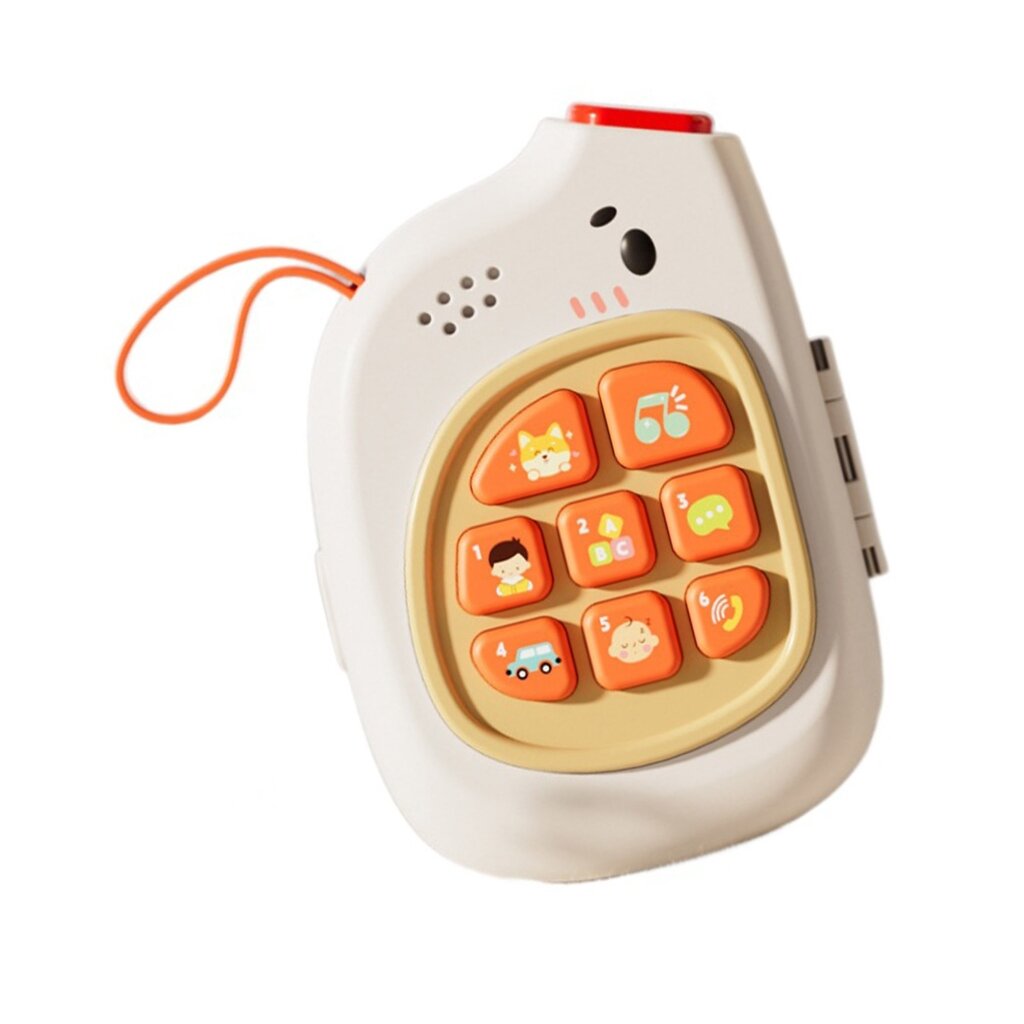 Слоненок музыкальный мобильный телефон планшет детские милые развивающие игрушки