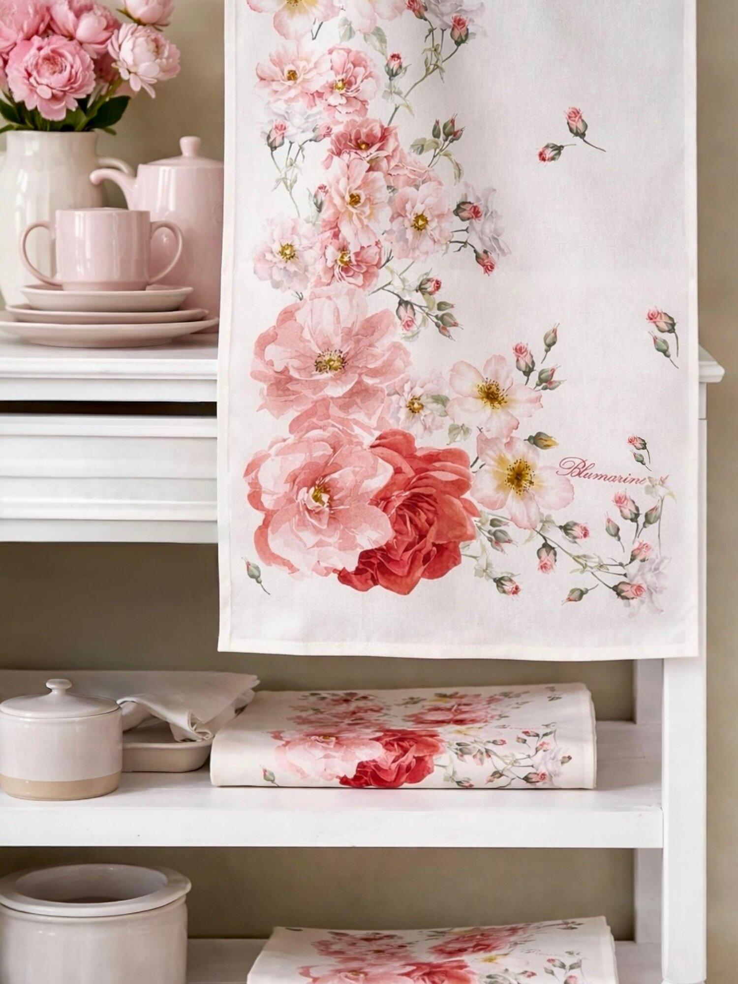 Полотенце Blumarine home collection ZELDA кухонное из панамского хлопка