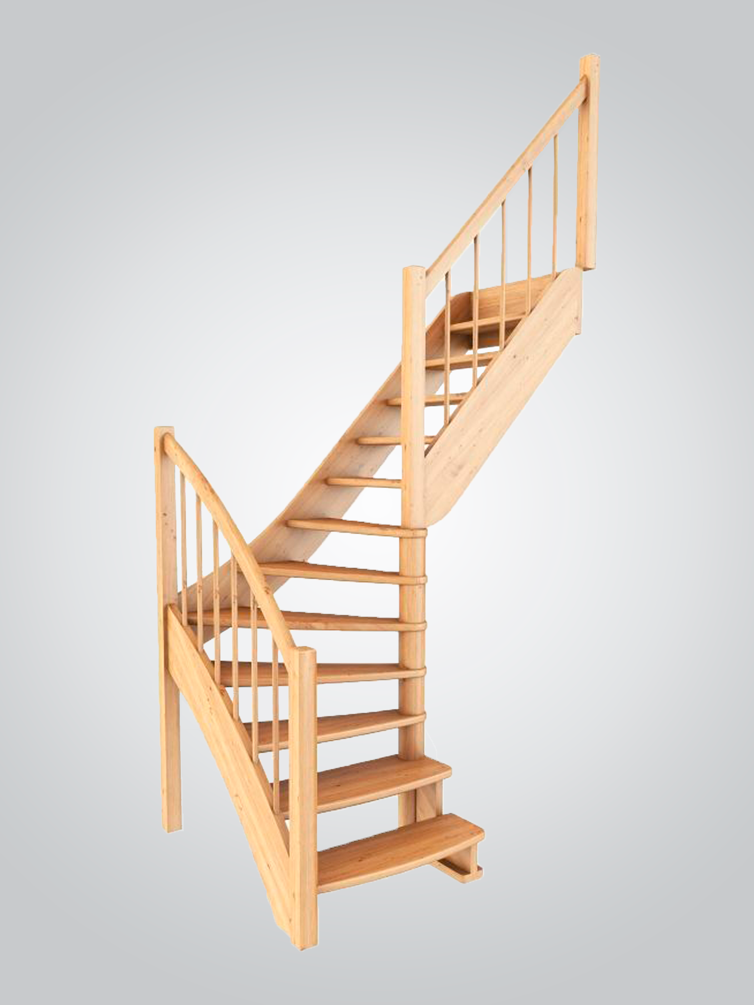 Лестница на второй этаж ЛС-09м/2 Правая