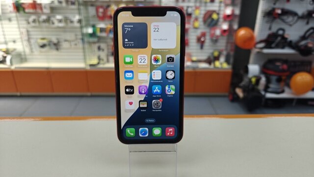 Apple Смартфон Apple iPhone 11 128GB (128 ГБ, Красный, 4 ГБ, Global, nanoSim+eSim, Без Rustore), уцененный товар