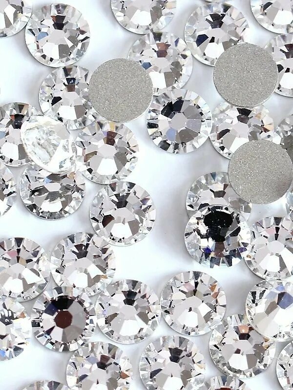 14400 штук крупноупакованных Crystal SS8 оптовых холодных дрелей, безклеевое дно, для ручного изготовления DIY, маникюрных украшений, одежды для отделки корпусов телефонов.