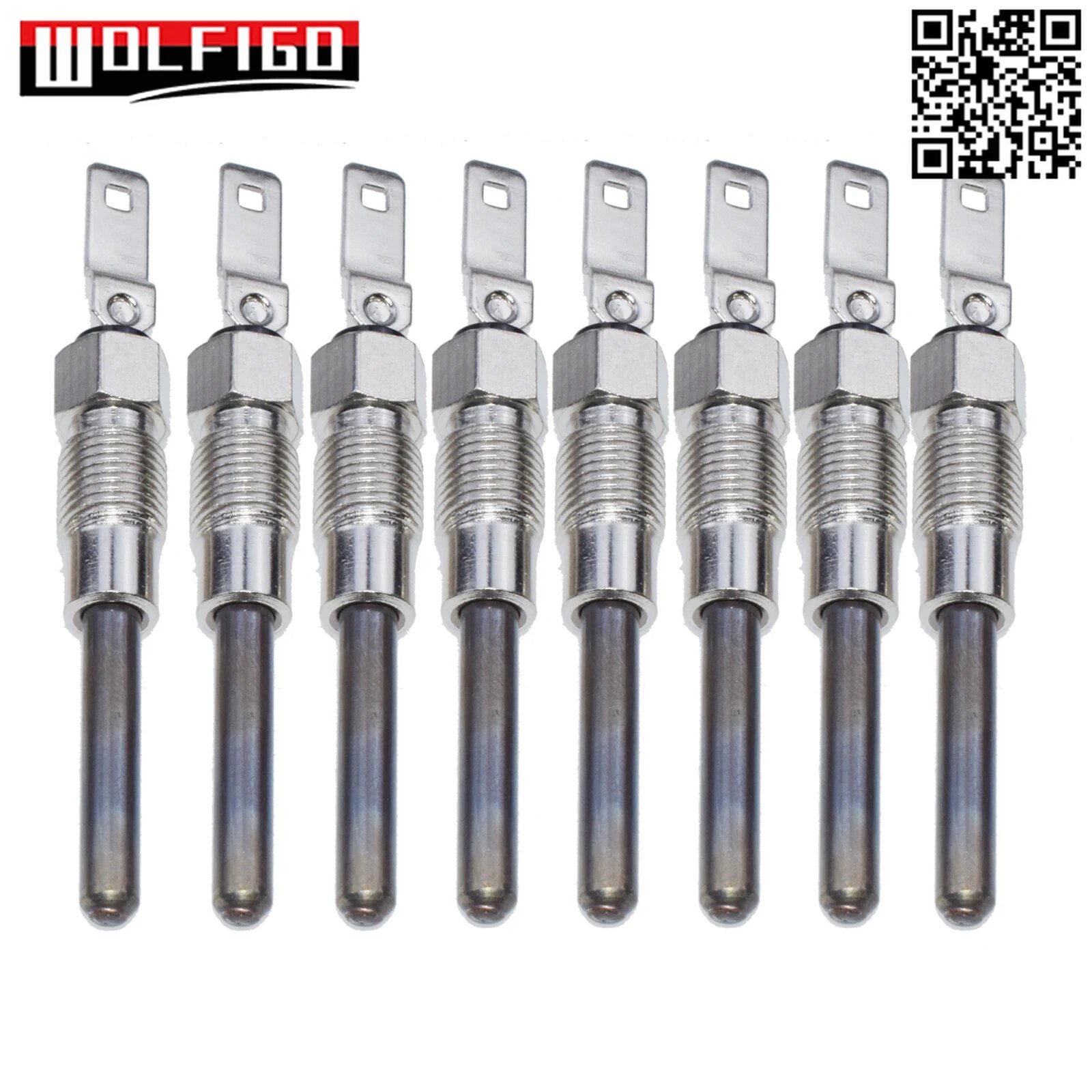 Набор свечей накаливания из 8 шт. 12563554 0250202126, подходит для 1982-2005 GMC Hummer Chevy 6,5 л 6,2 л дизельных свечей накаливания с быстрым запуском, новый