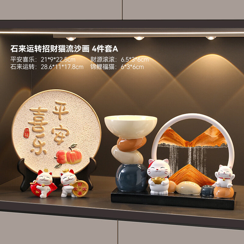 Камень удачи, привлечение богатства, украшение для входа, прихожая, гостиная, винный шкаф, телевизионный шкаф, домашний декор, ключ для новоселья