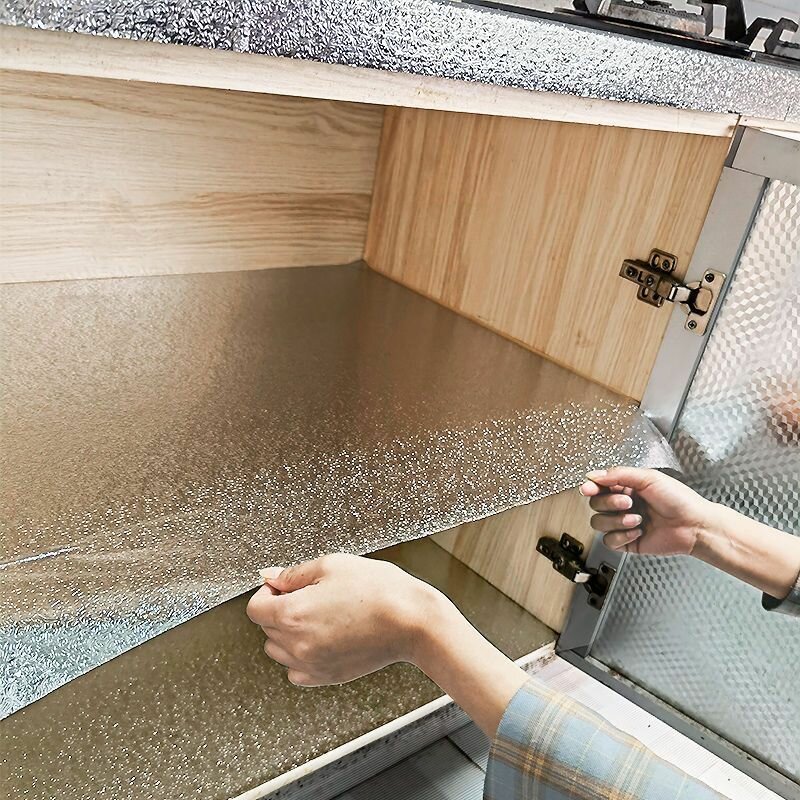 Наклейки для шкафа, маслостойкие, клейкая подложка, бумажный ящик, водонепроницаемая, влагостойкая подложка, наклейки для кухни, шкафа, обувного шкафа, пленка, защита от пыли