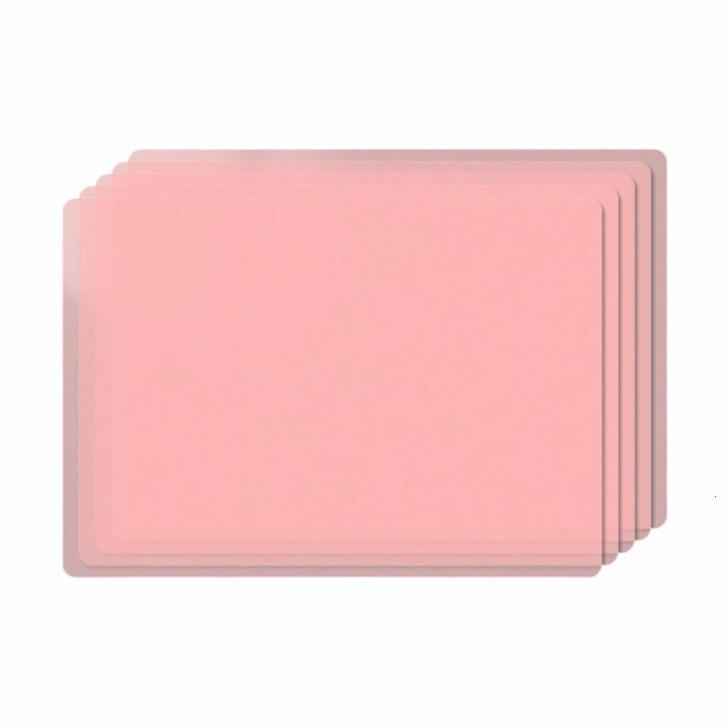 5 шт. A3 A4 Пластиковые коврики для письма, многоразовые планшеты для каллиграфии, - A3 прозрачный красный