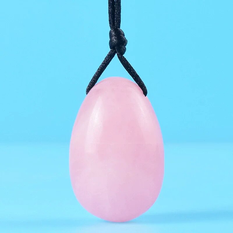 Нефритовое яйцо Rose quartz для Kegel