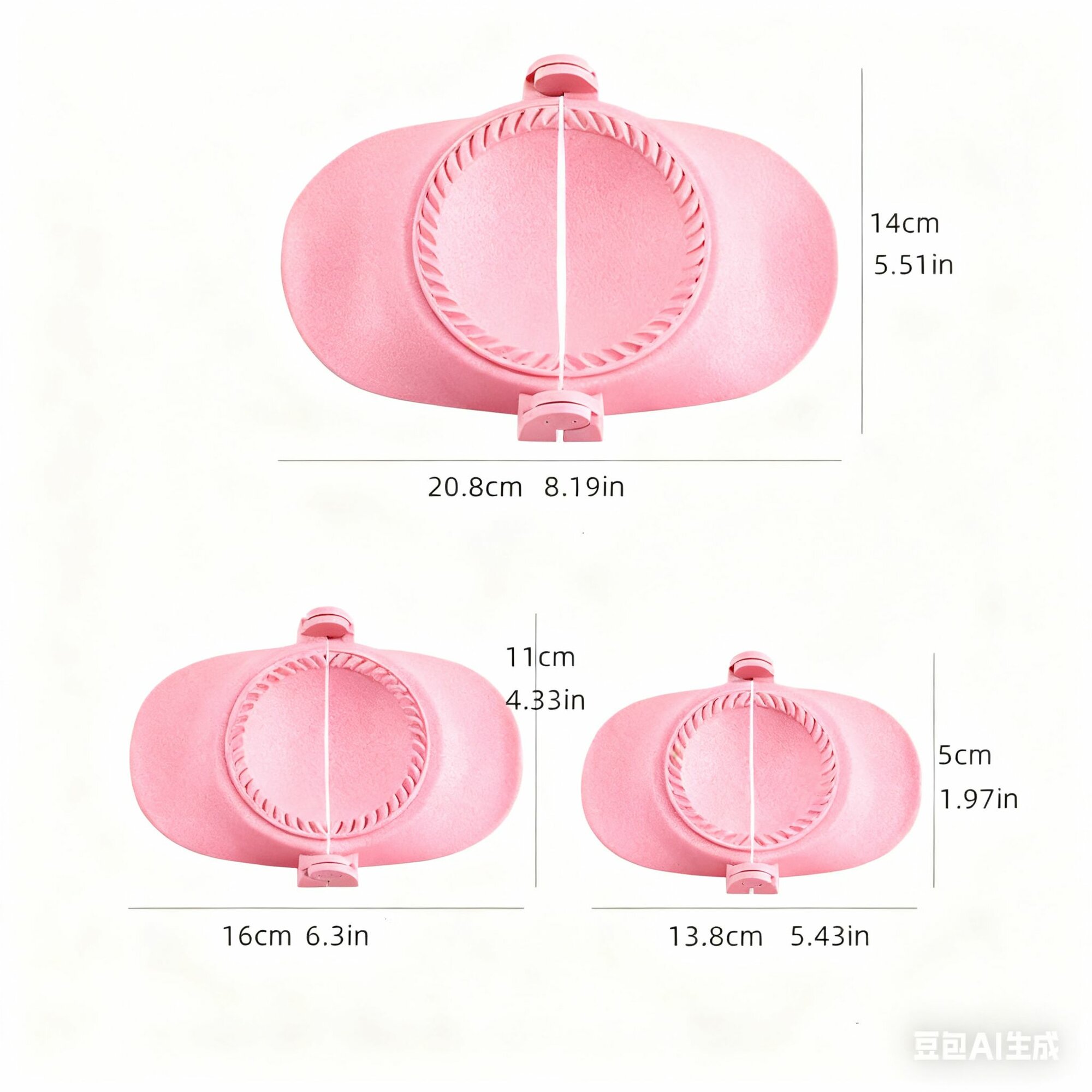 Набор для лепки пельменей, чебуреков и пирожков, универсальные формы для теста с антипригарным покрытием