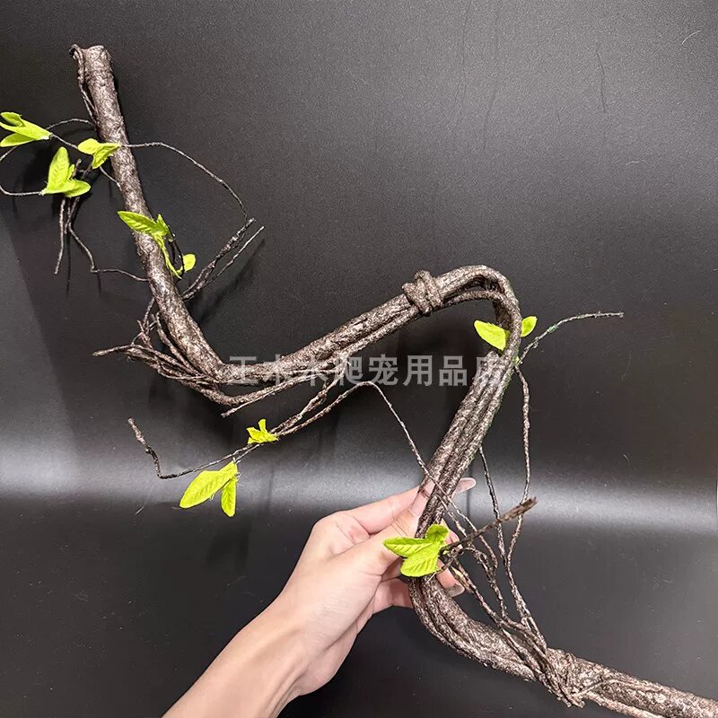 Рептилия домашнее животное лес резервуар ландшафтный дизайн искусственная гибкая намотка ветка дерево виноградная