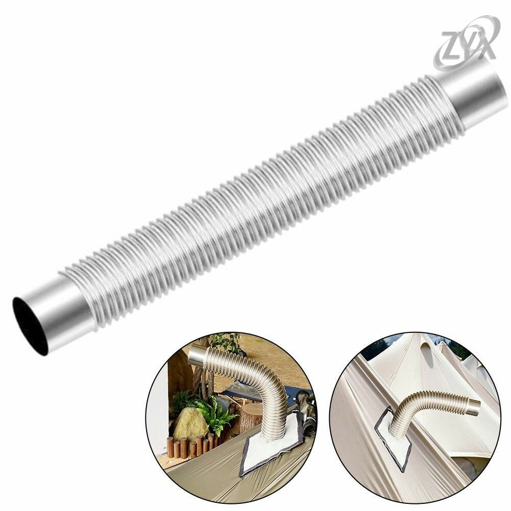 Изогнутый дымоход из нержавеющей стали на 90 градусов, многоходовая дымоходная труба-