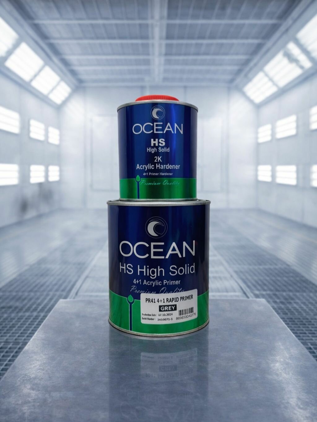 2K Грунт "мокрый по мокрому" OCEAN 4+1 PR 41 серый 1л + 0,25л