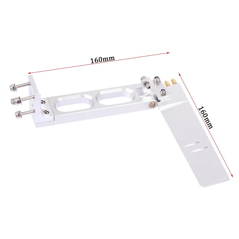 Алюминиевый руль для лодки 1 шт. L type 160x160mm