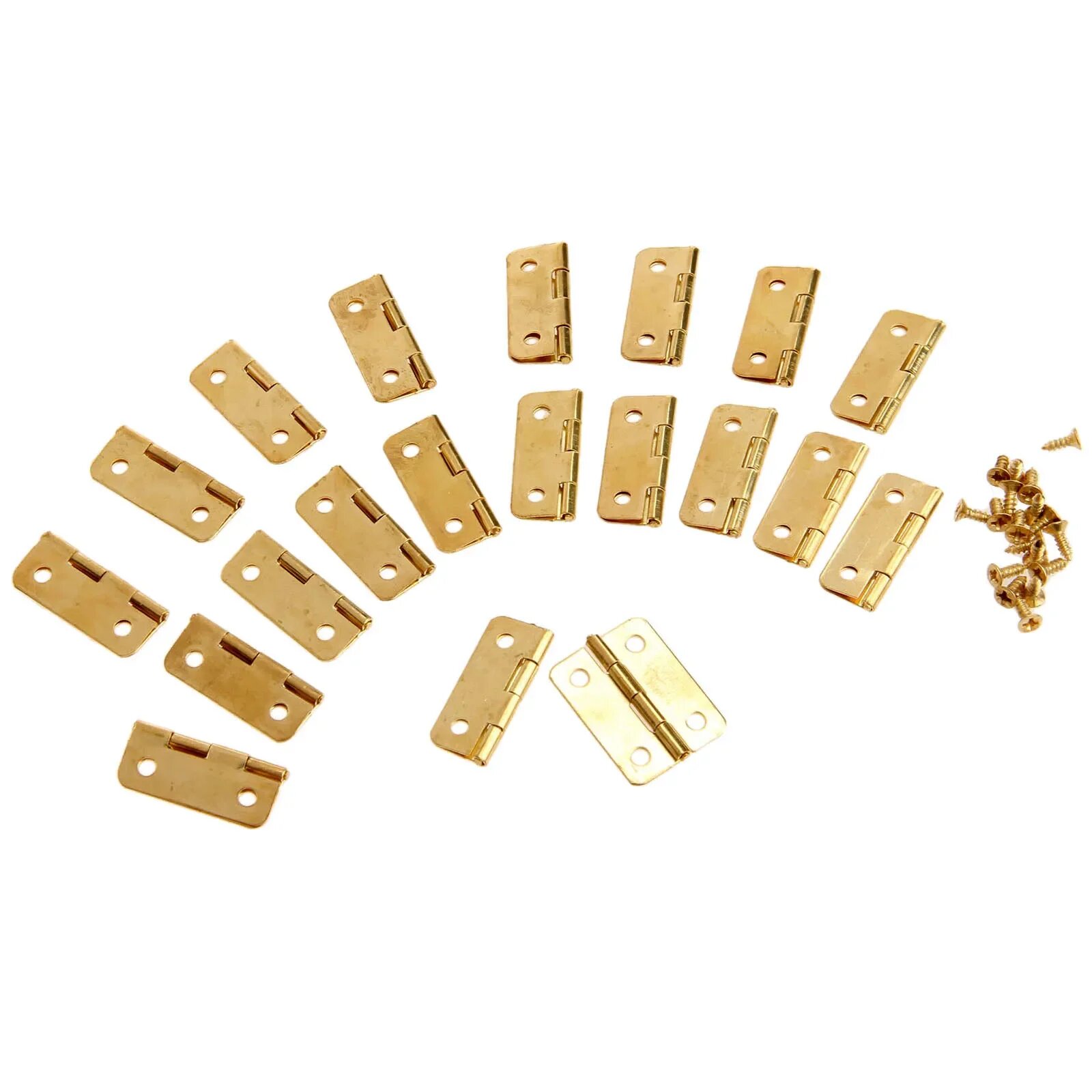20 шт. золотые петли + винты железная декоративная петля 24*18 мм 4 отверстия винтажная деревянная шкатулка для драгоценностей винный шкаф мебельная фурнитура для шкафа