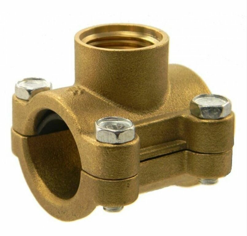 Врезка седловая- водоотвод TIM 1/2"х1/2"х1/2"