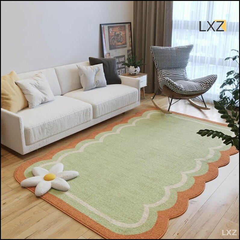 Эксклюзивный безворсовый ковер Carpet Home из микрофибры для обустройства спальни, детской, гостиной или кухни