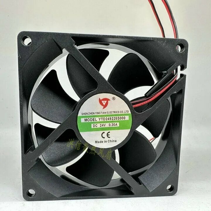 Подходит для вентилятора охлаждения инвертора YTD249225S000 DC24V 0.30A 92 X 25 мм