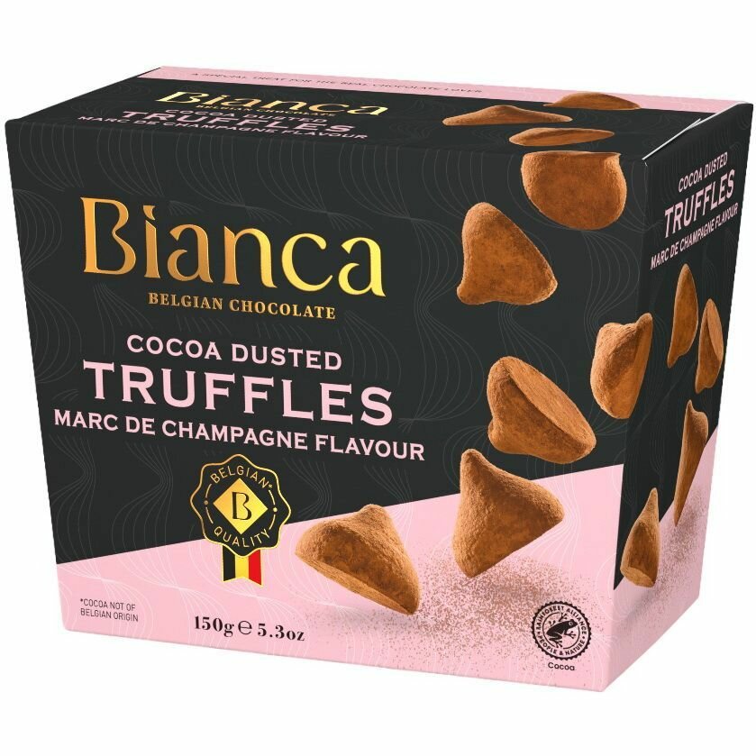 Трюфели BIANCA Marc de champagne flavour со вкусом шампанского 150г