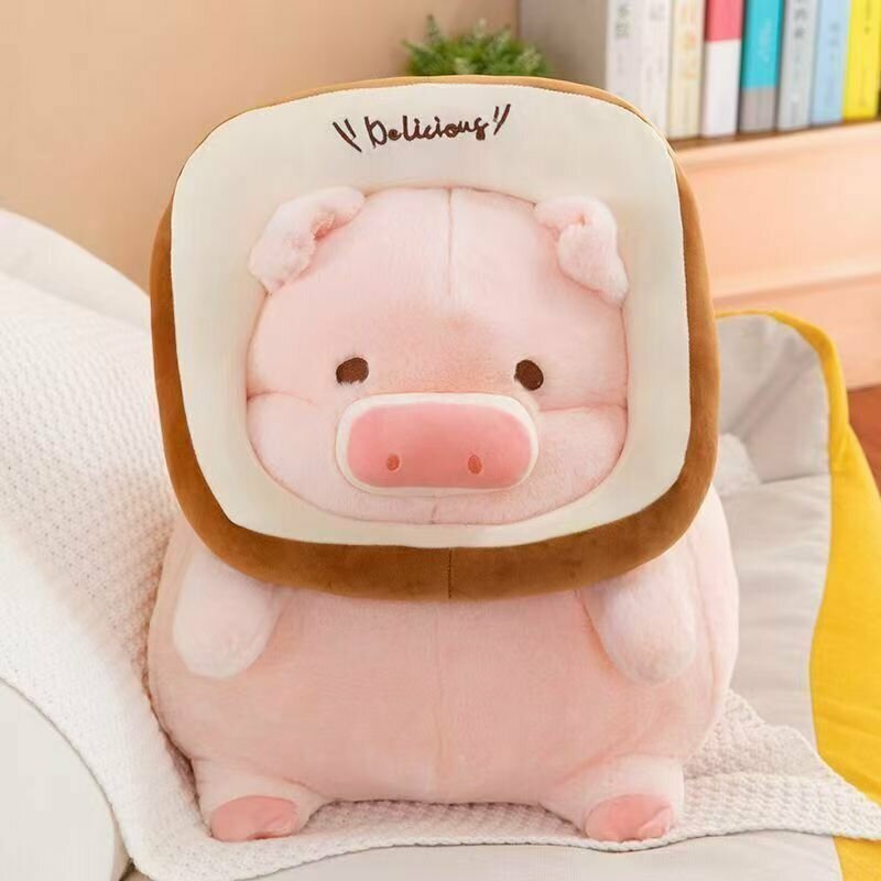 Lulu плюшевая свинья 30 см, 30cm, Розовый