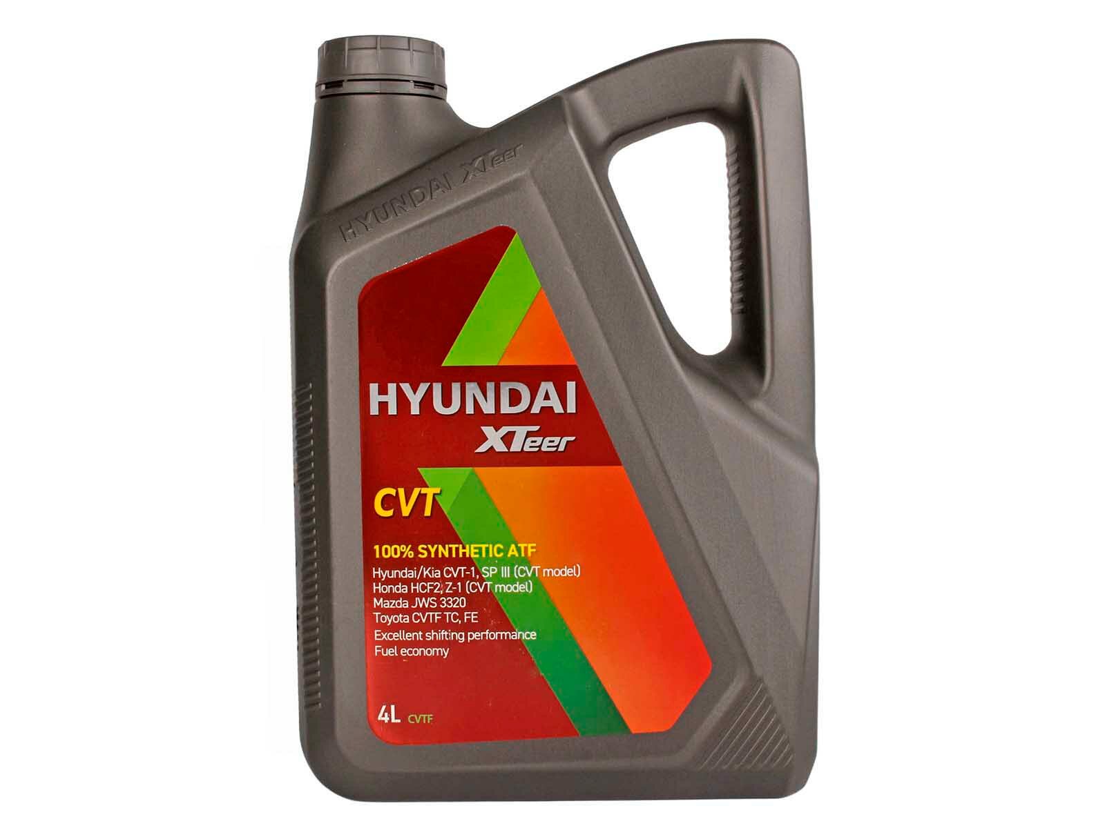 Жидкость трансмиссионная HYUNDAI XTEER 1041413 CVT 4 л