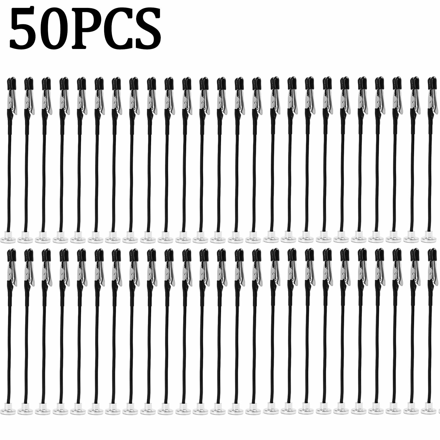 Магнитный зажим «крокодил» 50PCS-Black