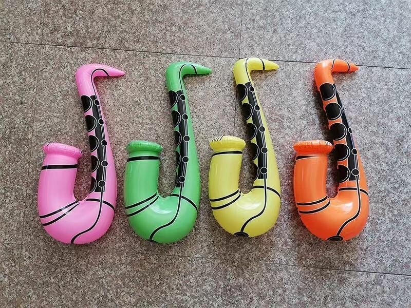 4 шт. Надувной саксофон, ПВХ шар, музыкальные инструменты для детей