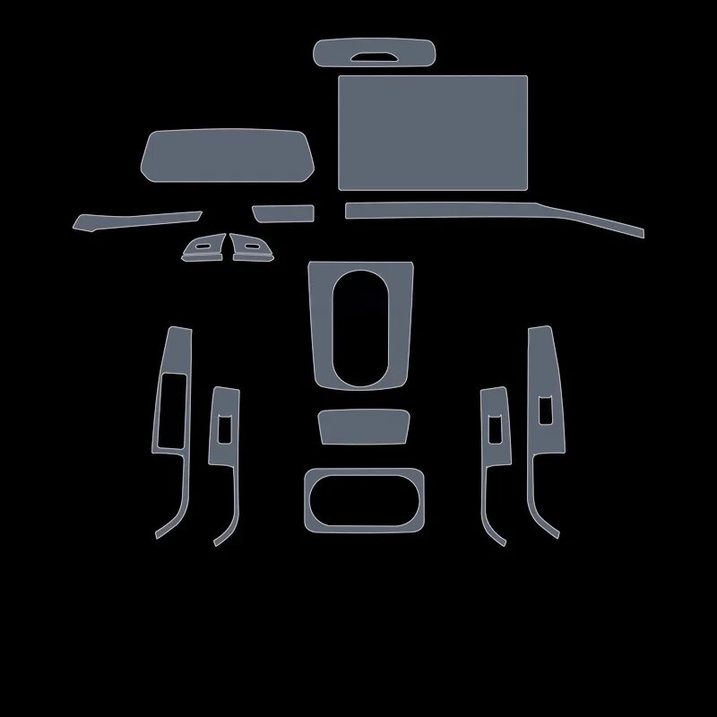 Защитная пленка на приборную панель Mazda EZ6 2024-2025, Color Name: For leftrudder