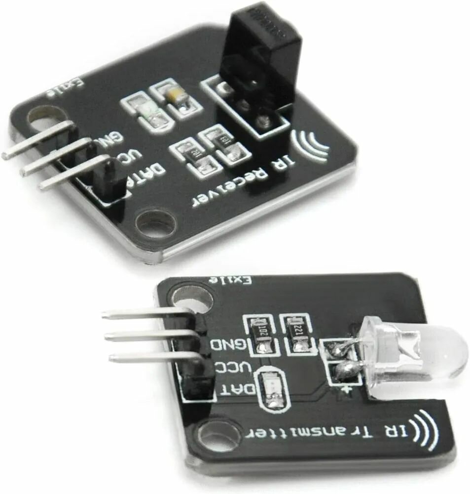 Набор ИК приемник и передатчик 38 кГц для Arduino, 5 шт. Цифровой инфракрасный сенсорный модуль EK8477. Комплект для дистанционного управления, сигнализации и связи