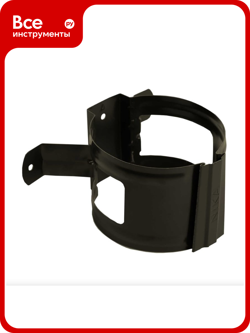 Круглый держатель трубы NIKA NL 807 темно-коричневый, дерево В0000019282