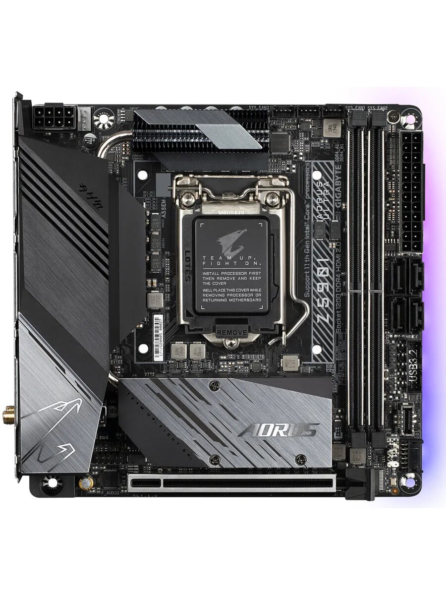 Материнская плата Z590I AORUS ULTRA - LGA 1200, DDR4
