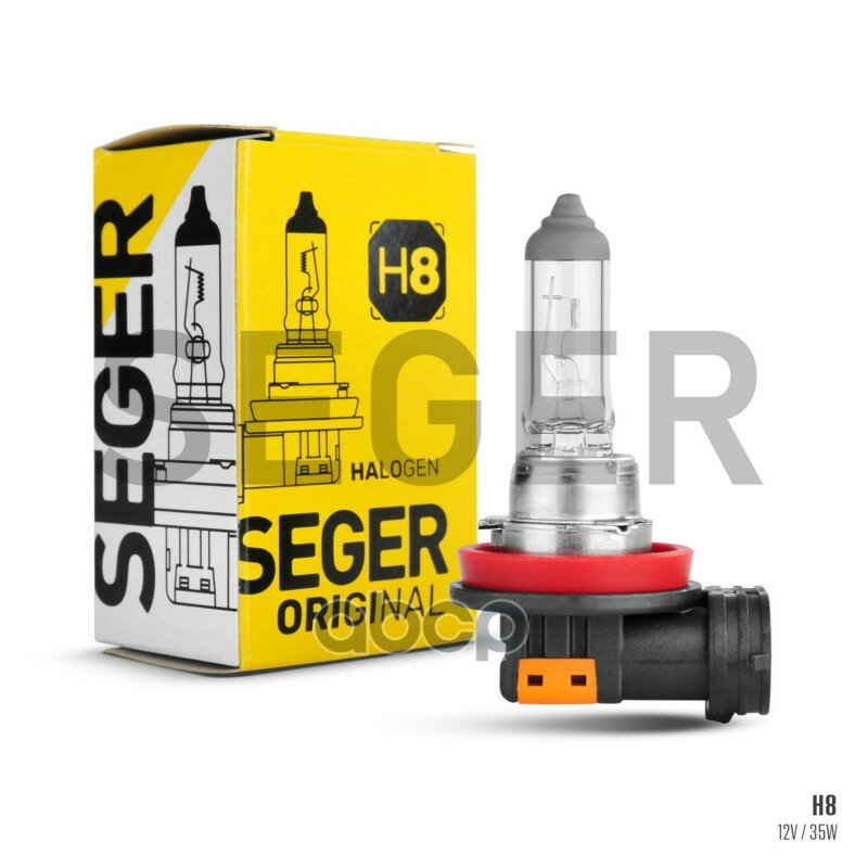 Лампа SEGER H8-12-35 Standart Replacement 3500K (Made in Korea) SEGER арт. 206938 - высокое качество товара по низкой цене