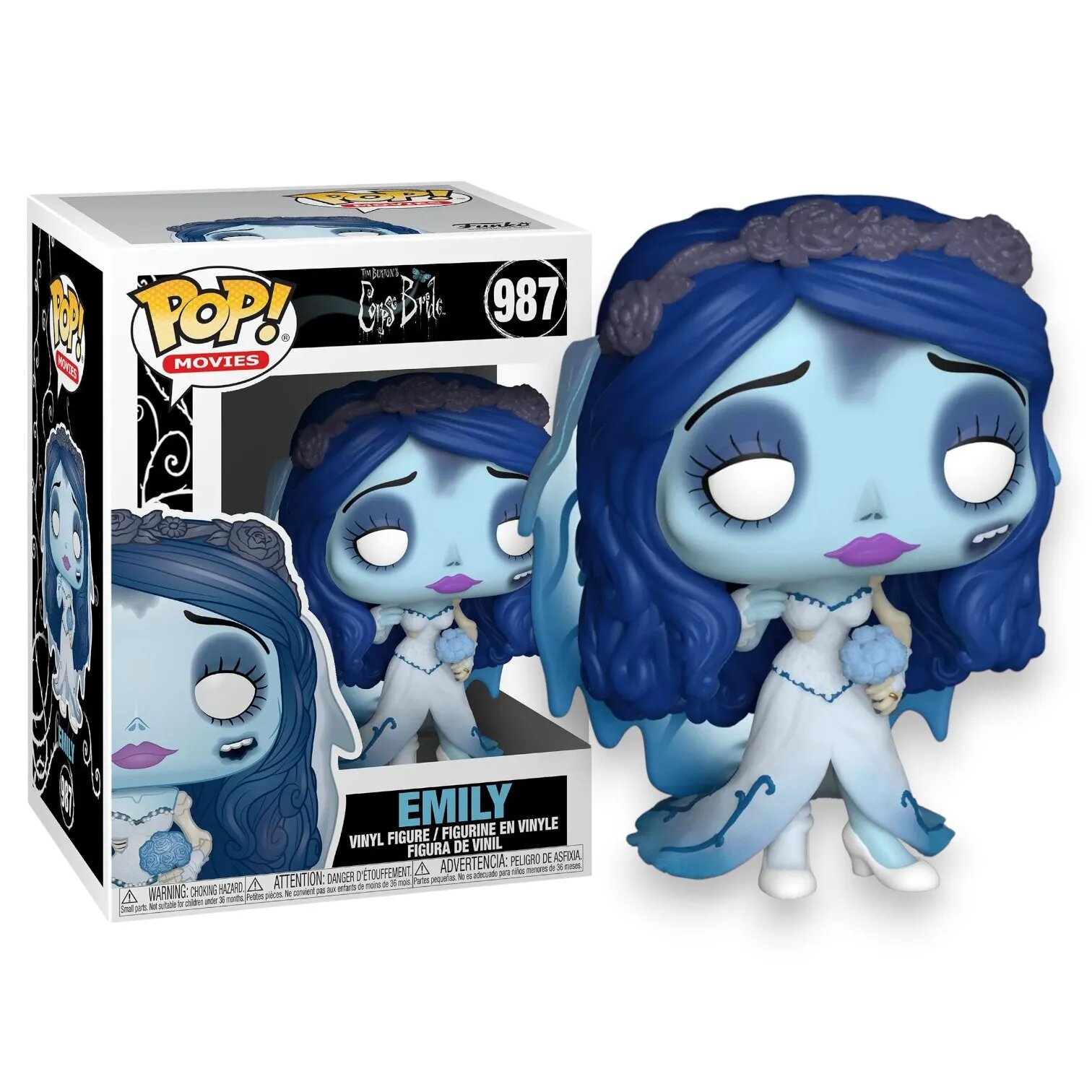 Фигурка Funko Pop! коллекционная Эмили из мультфильма "Труп невесты" (Фигурка Фанко Поп)