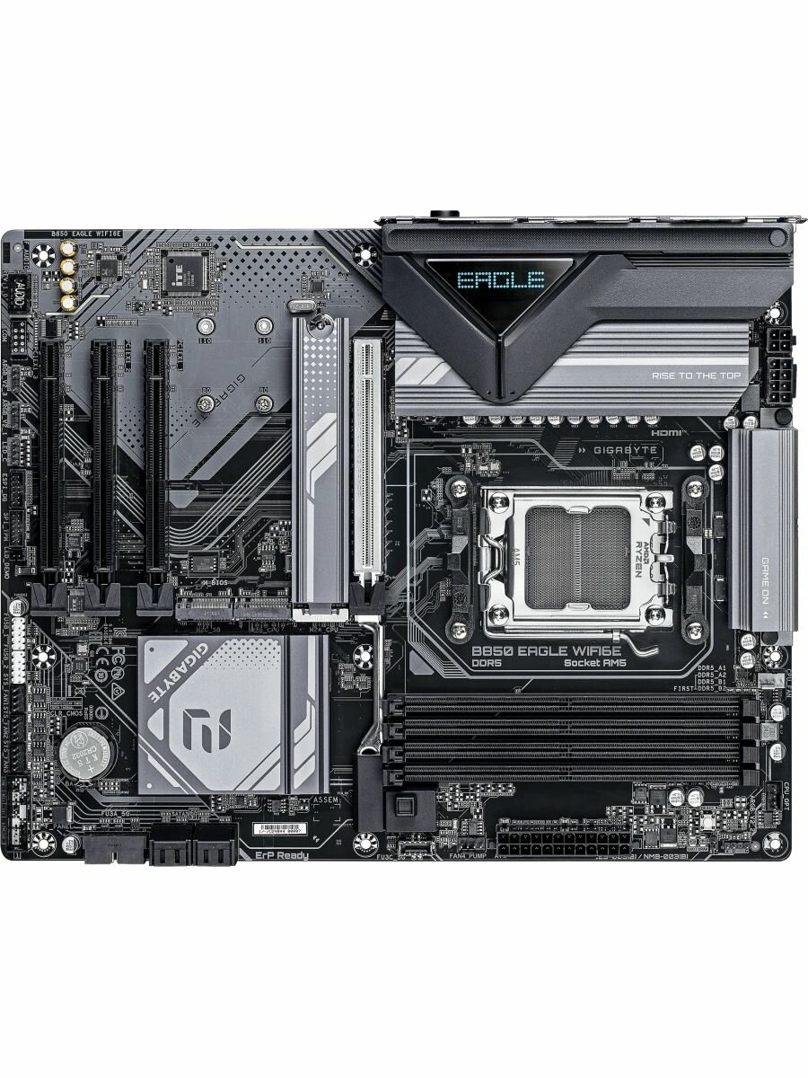 Материнская плата Gigabyte B850 EAGLE WIFI6E Socket AM5 AMD B850 4xDDR5 ATX AC 97 8ch(7.1) GbLAN RAID+HDMI+DP