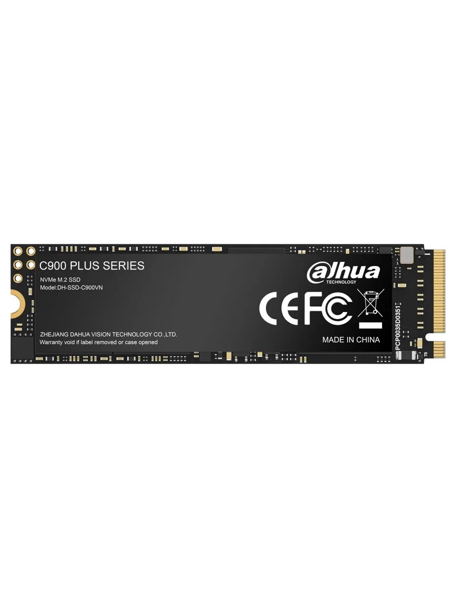 Накопитель Dahua 2TB C900 Plus-B, M.2 2280, PCIe3x4, 3D NAND, (DHI-SSD-C900VN2TB-B) черный