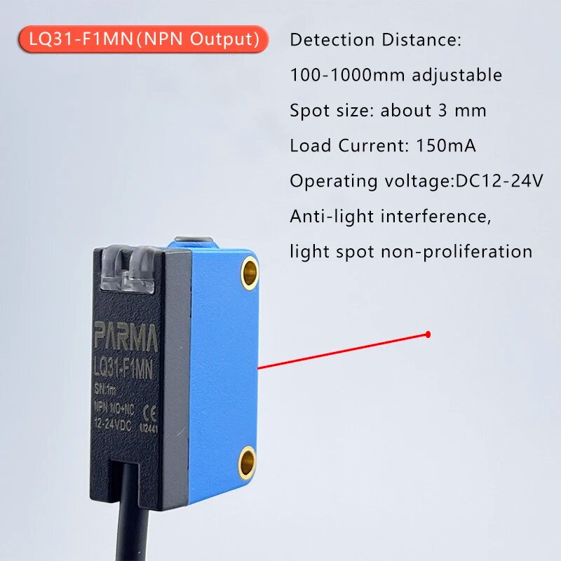 Лазерный датчик LQ31-F2MN LQ31-F1MN NPN