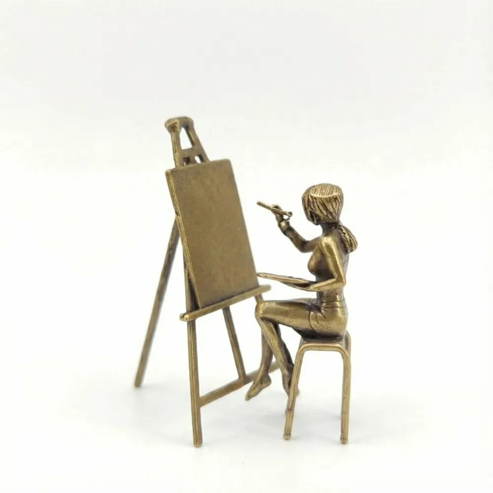 Статуэтка Медь 115, высота 4.2 см, длина 2 см