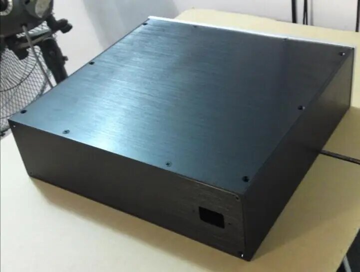 GZbotolave BZ3209 цельноалюминиевый корпус усилителя silver front