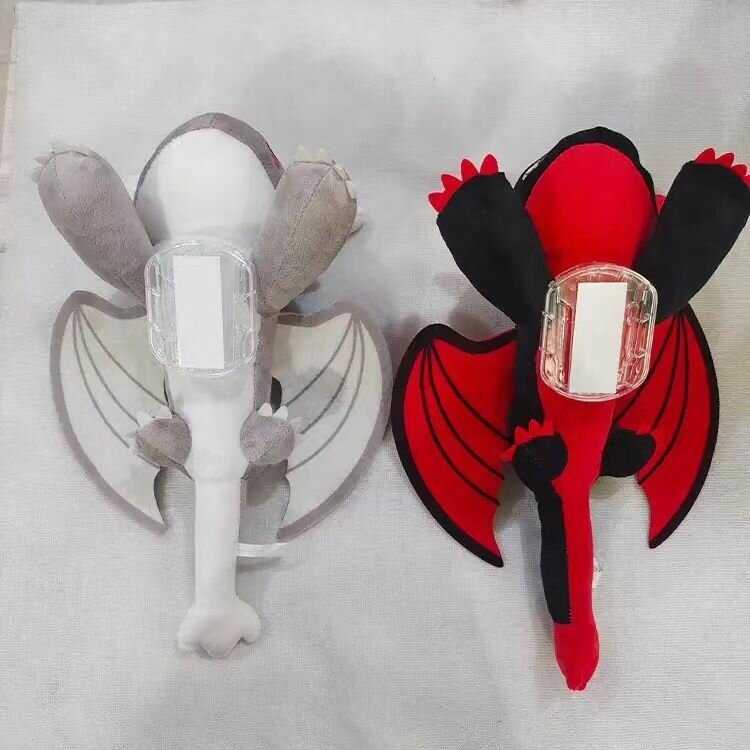 Новая маленькая летающая драконья, кукла на крыше автомобиля, беззубый красный автомобиль, декор, крылья, подвижная плюшевая игрушка, электромобиль, мотоцикл