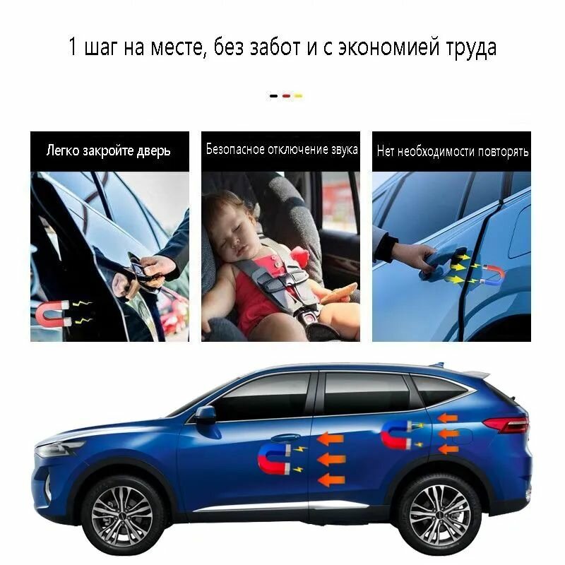 Доводчики дверей Haval H7 I (2024- H.B.), 4 двери(Гарантия 2 года)