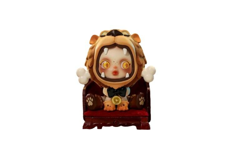 Конструктор POP MART SKULLPANDA The Addams Family, Милые загадочные боксы, Confirmed-Big Cat (Open)