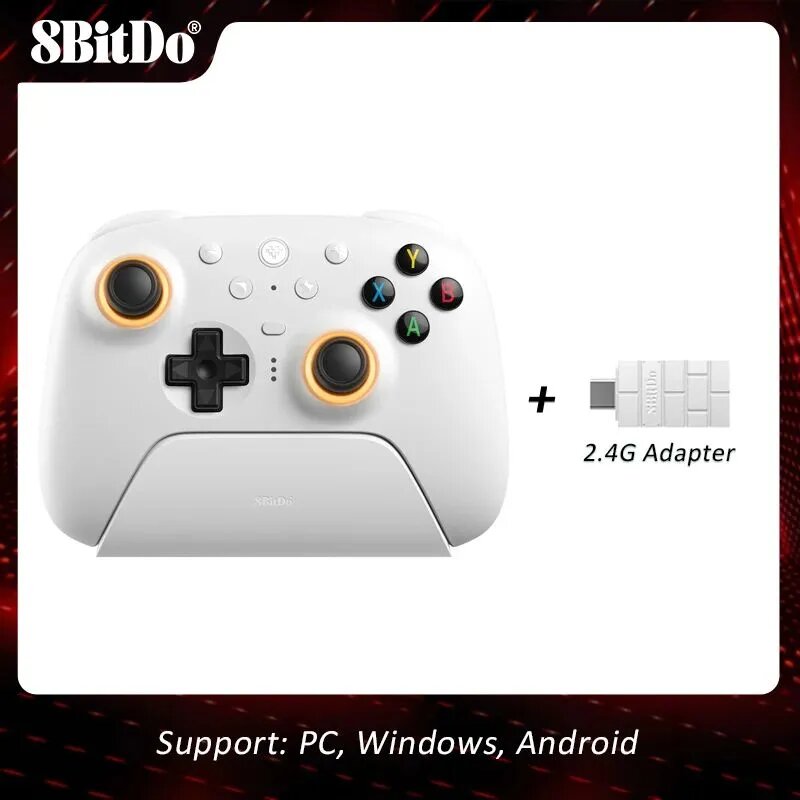 8BitDo Ultimate 2 81HE беспроводной джойстик с эффектом Холла 2.4g, игровой контроллер для ПК, Windows steam deck, Android iPhone
