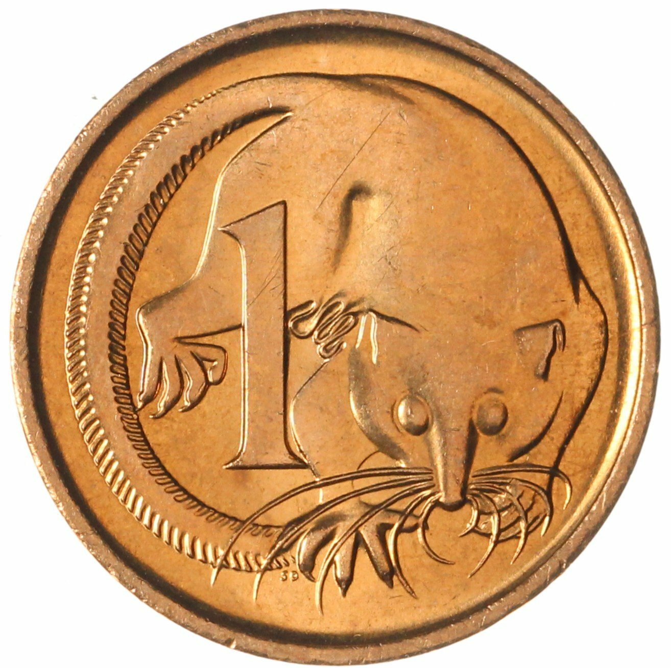 Австралия 1 цент cent 1989, Бронза, в сохранности AU-UNC