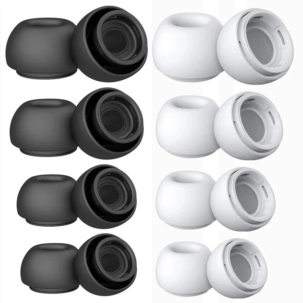 Сменные амбушюры BAPPSUS для Apple AirPods Pro 1/2 Gen из силикона 8 Pairs, Mixed
